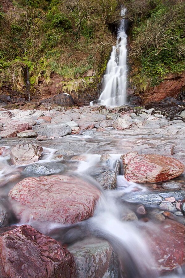 Waterfall at Woody Bay – Exmoor 4 all